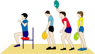 Games: Balloon Pop Relay Race for Physical Education Class